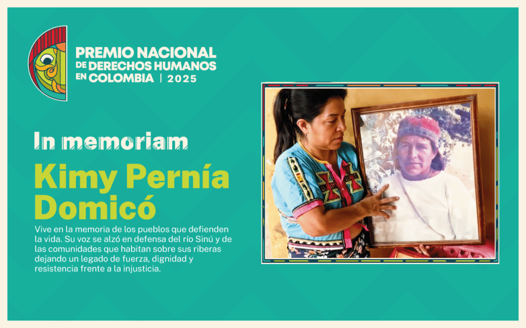 Kimy Pernía Domicó: Lanza de la resistencia indígena - Premio Nacional ...